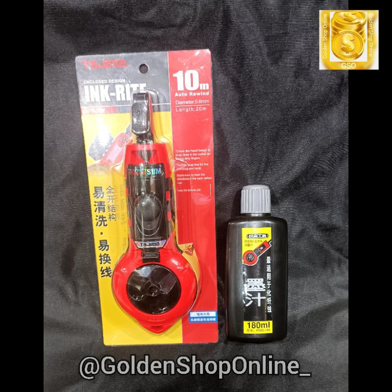 Jual Sipatan Tukang Tajima - Ink Rite 10m Tajima (PS-SUM) Free Tinta ...