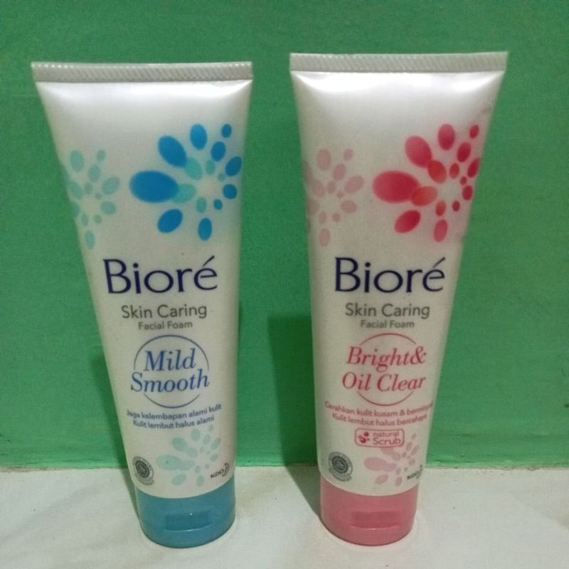 Jual Biore facial foam skin caring 100gr | Shopee Indonesia