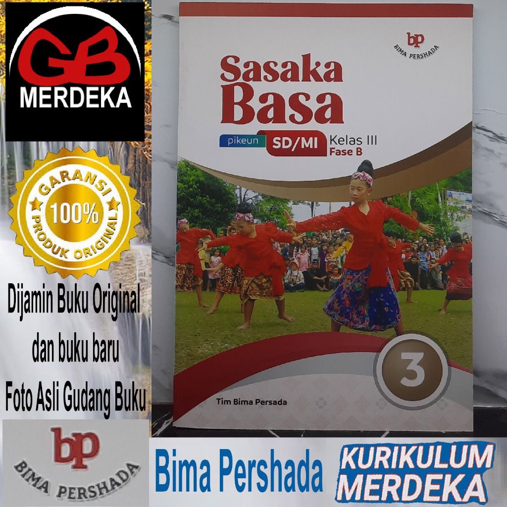 Jual SASAKA BASA pikeun SD/MI Kelas 3/III (Fase B) Kurikulum Merdeka ...