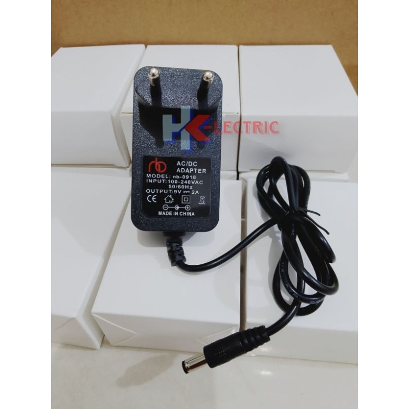 Jual Adaptor 9v 2a dengan indikator LED | Shopee Indonesia