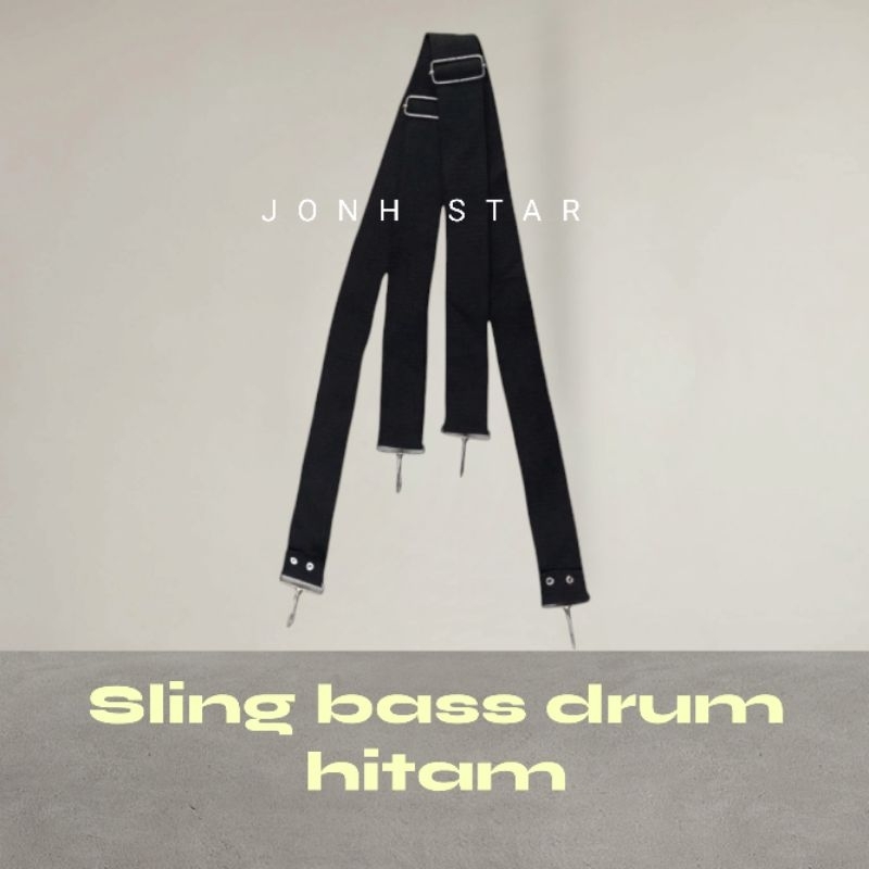 Jual SLING BASS DRUM BAND HITAM & SLING TENOR DRUM BAND HITAM | Shopee ...