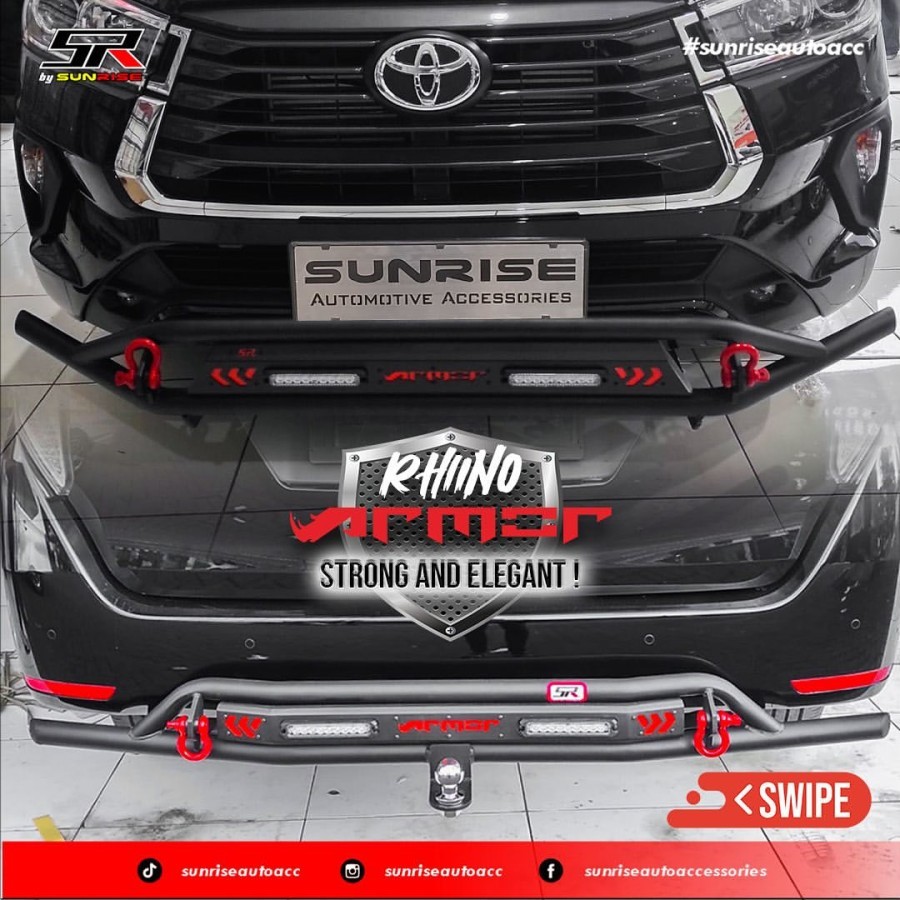 Jual Paket Towing Toyota All New Innova Bumper Rhino Armor Depan ...