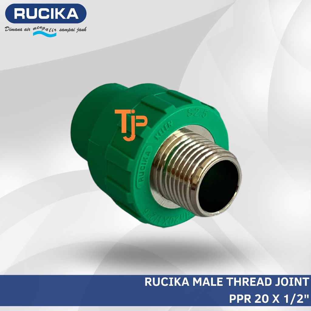 Jual SOCK DRAT LUAR PPR RUCIKA DN 20x1/2" s.d 90x3"/MALE THREAD JOINT GREEN TIGRIS | Shopee ...