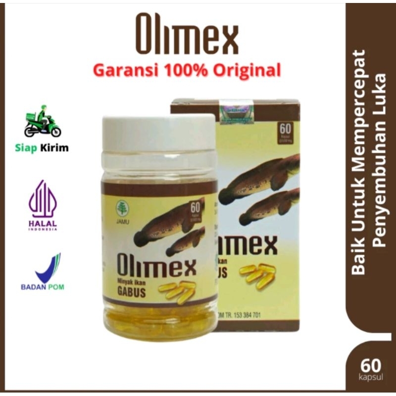 Jual Olimex Kapsul Minyak Ikan Gabus | Shopee Indonesia