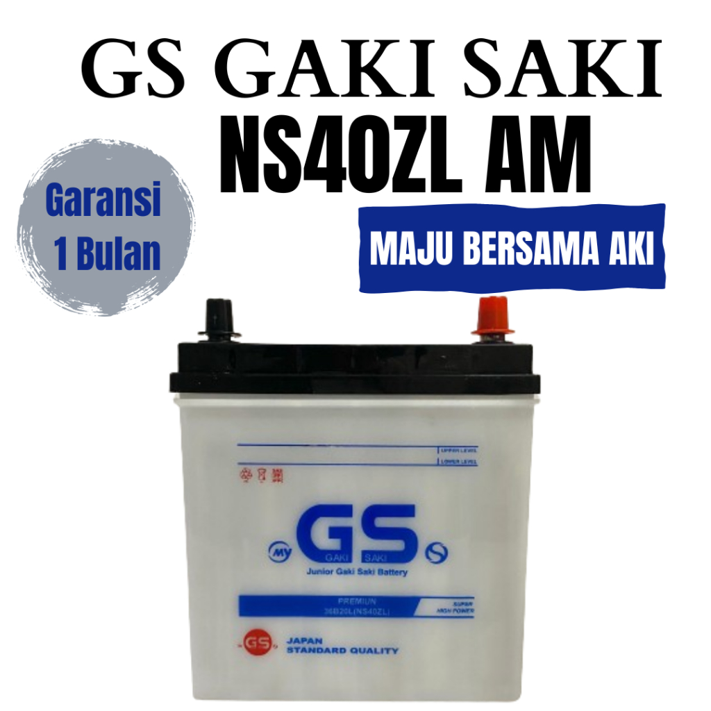Jual Aki Mobil Nissan Sentra, Coupe, Genesia, New Sunny GS NS40ZL Aki basah AM | Shopee Indonesia