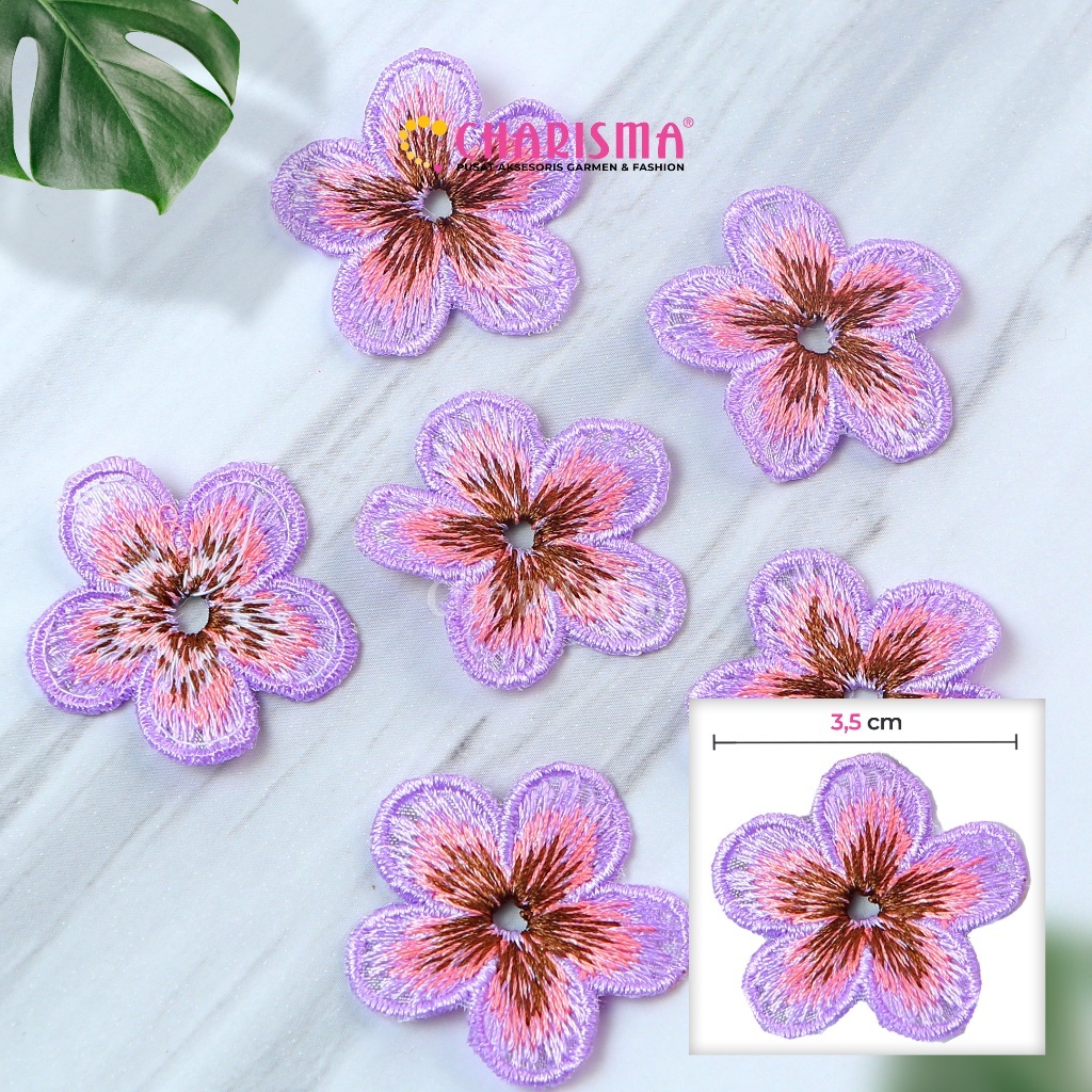 Jual Charisma Patch Bordir Bunga - Patch Emblem Bordir / Harga Per 1 ...