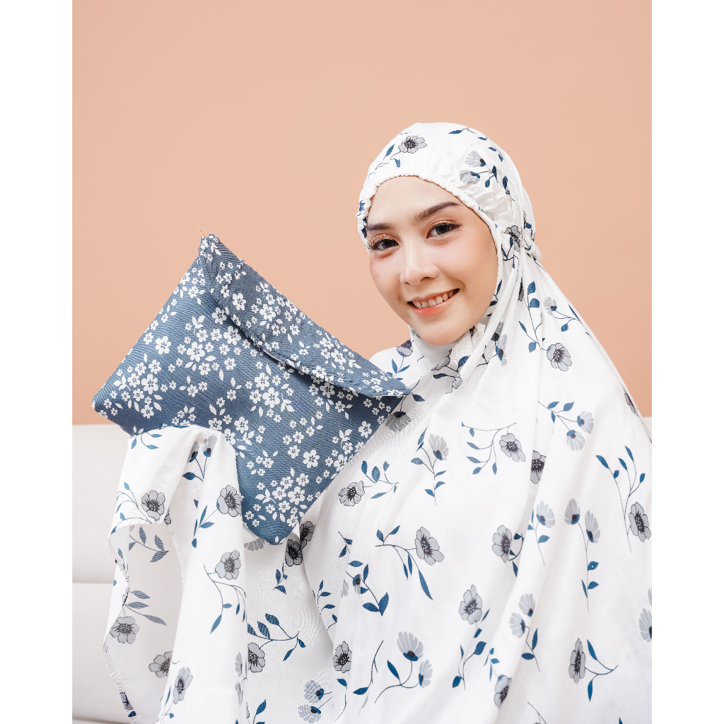 Jual Mukena Standar Rayon Bali Dewasa Hafsah Adem Kain Nyaman Atasan ...