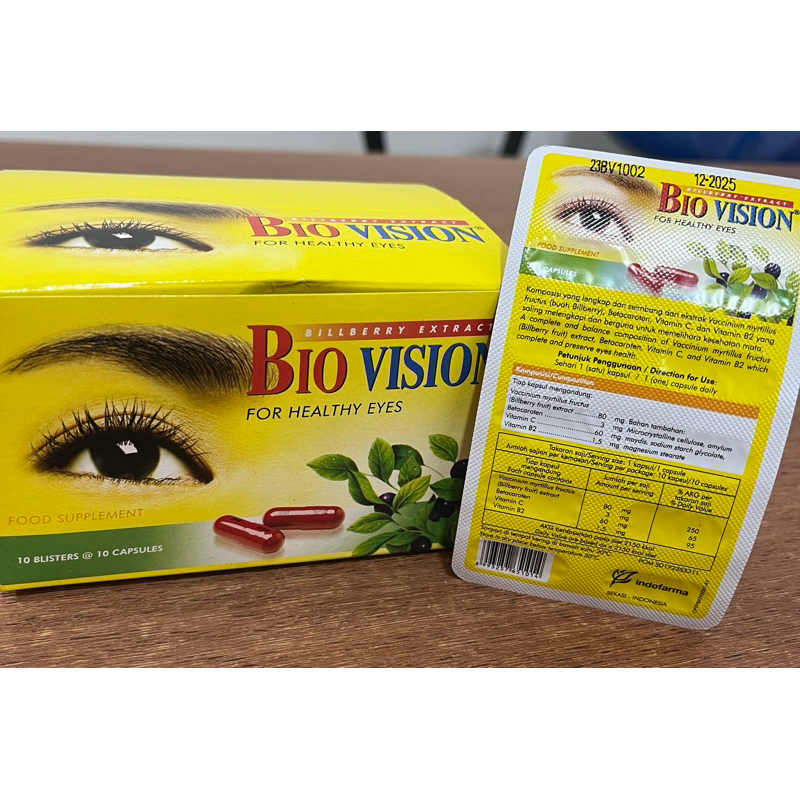 Jual biovision kapsul isi 10 tablet | Shopee Indonesia