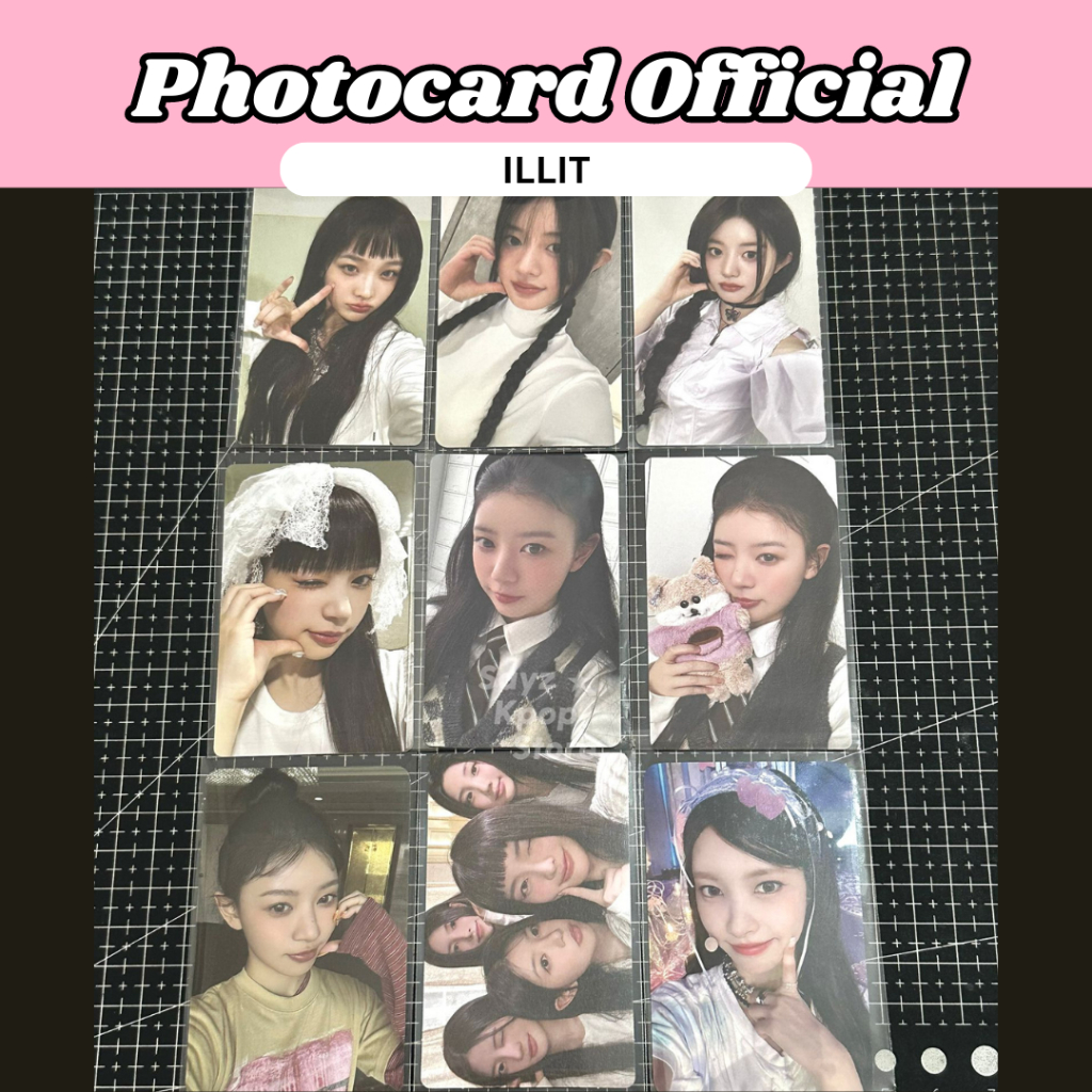 Jual [ READY ] Photocard Official ILLIT - pc official pob moka minju yunah wonhee iroha - album ...