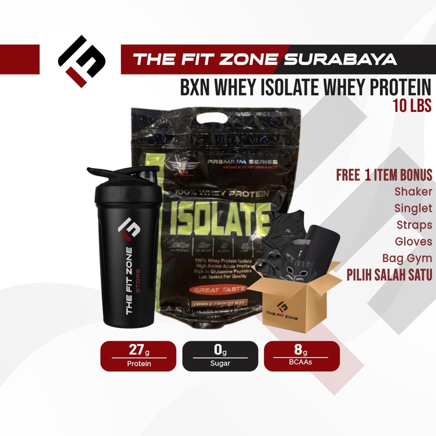 Jual BXN NUTRITION Whey Protein Isolate 10 Lbs Suplemen Fitness Whey ...
