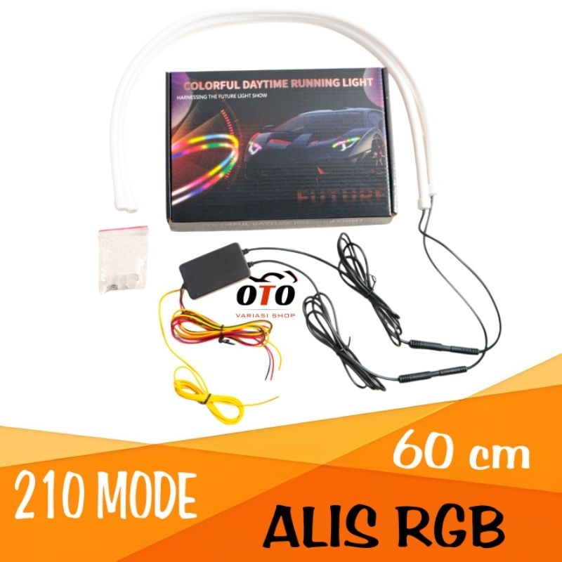 Jual LAMPU LED DRL ALIS RGB MATRIX WELCOME LIGHT 30CM & 60CM SELANG ...