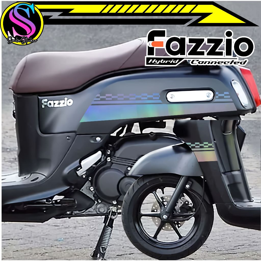 Jual 594(A)/STRIPING FAZZIO/STRIPING MOTOR/STIKER FAZZIO SIMPEL/LOGO ...
