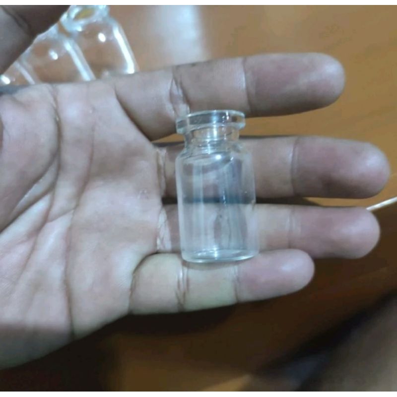 Jual Botol Kaca Vial Tanpa Tutup Ukuran 10 ml dan 5 ml Murah | Shopee ...