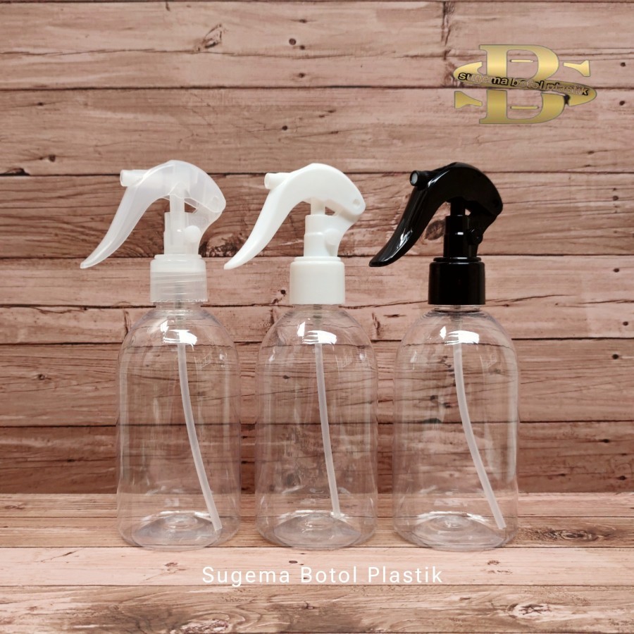 Jual Botol Spray Triger 250ml Oval Clear / Botol Plastik 250ml Pet Tebal | Shopee Indonesia