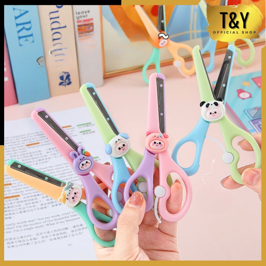 Jual T&Y Gunting Mini Portabel Karakter Kartun Scissors Gunting Lucu ...