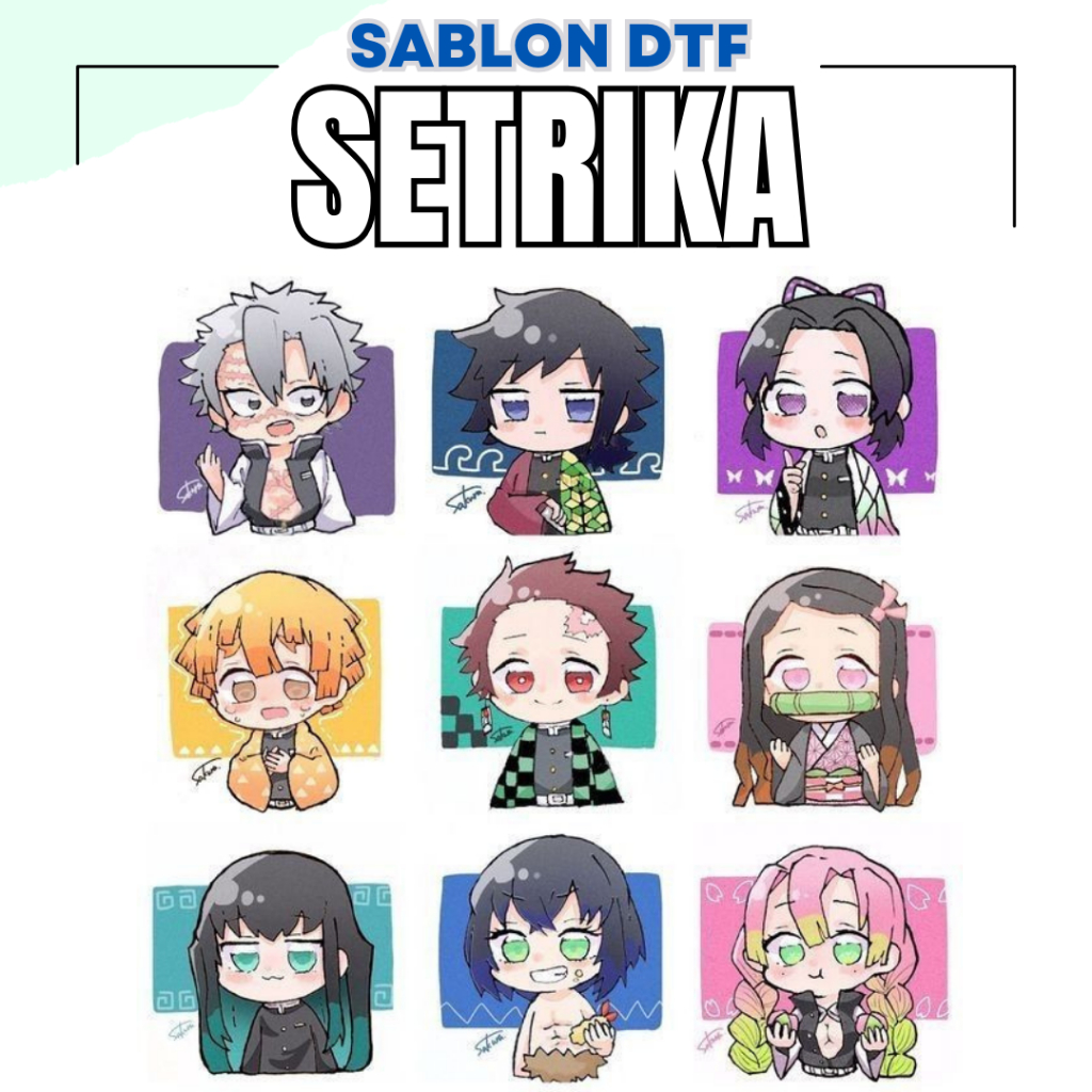 Jual Sablon Setrika Gambar / Sticker Sablon Anime Kimetsu No Yaiba Vol ...