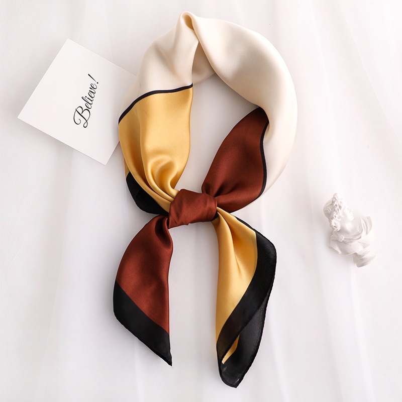 Jual HIGH END SQUARE SCARF WITH PATTERN SYAL SATIN SILK KAIN LEMBUT ...