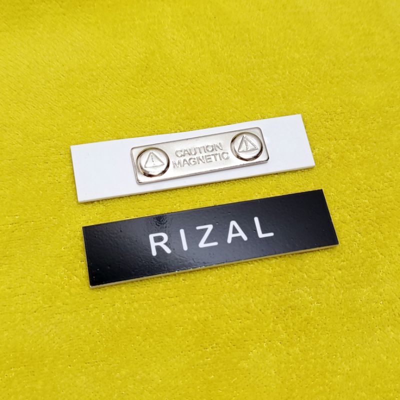 Jual NAME TAG ASN KANTOR PAPAN NAMA AKRILIK CUSTOM MAGNET | Shopee ...