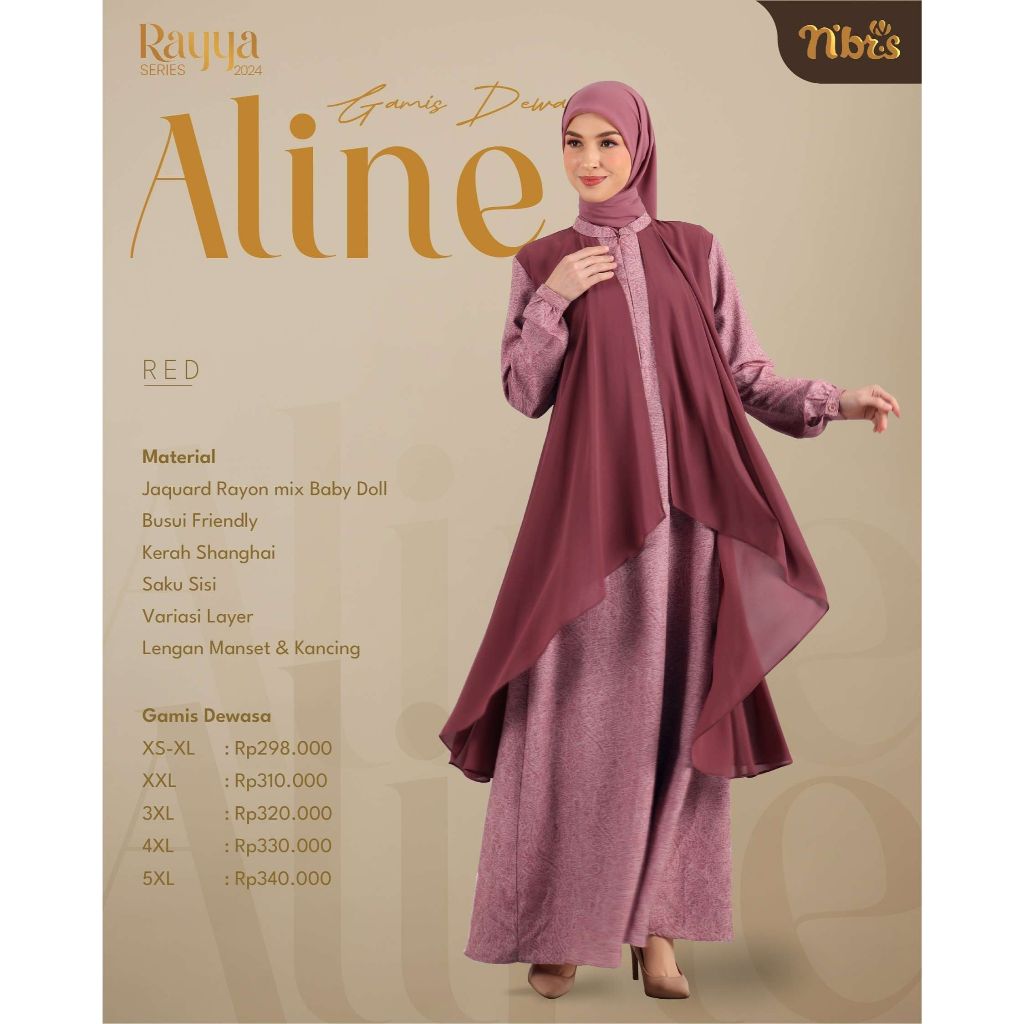 Jual ALINE GAMIS BY NIBRAS | Shopee Indonesia