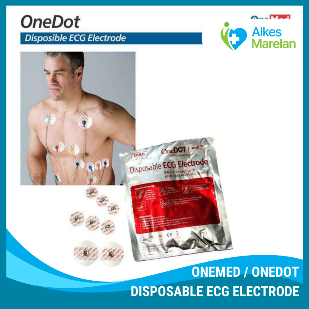 Jual ONEMED - Disposable ECG ELectrode / ECG Adult | Shopee Indonesia