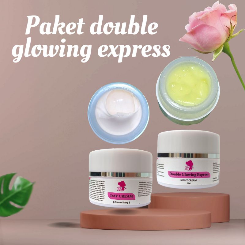 Jual Sasaro PAKET CREAM DOUBLE GLOWING EXPRESS (SIANG DAN MALAM ...