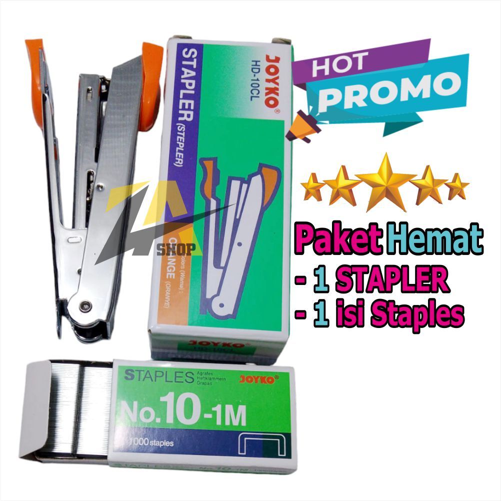 Jual PROMO STAPLES + ISI STAPLES STEPLER DAN ISI STEPLER PAKET HEMAT ...
