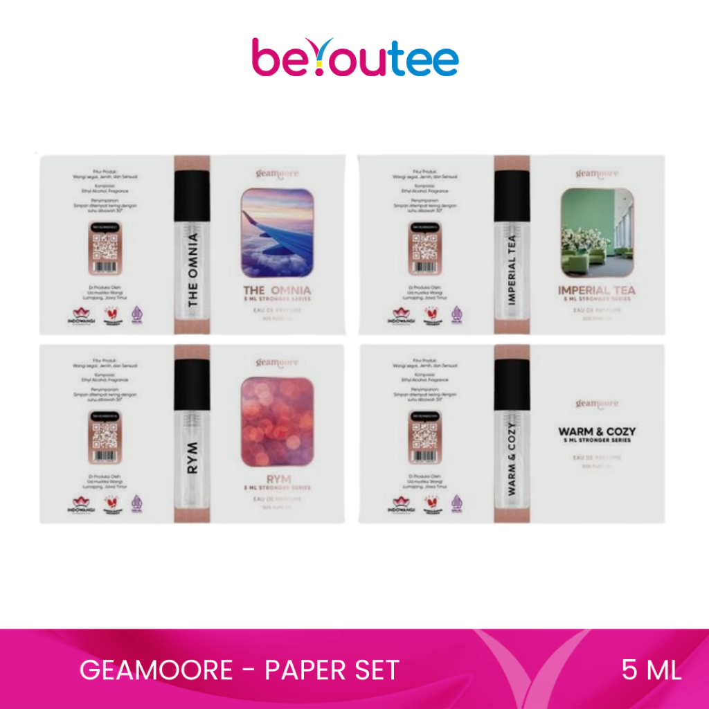 Jual Geamoore Parfum Paper Set Stronger 5 ML | Shopee Indonesia