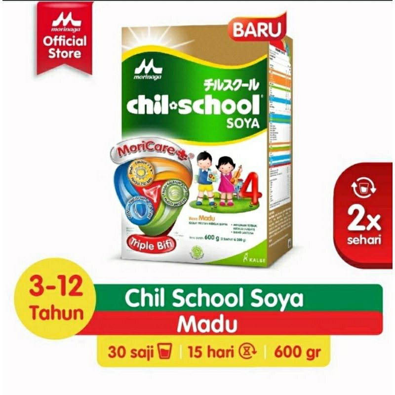Jual CHIL-SCHOOL SOYA 4 Rasa Madu 600 GR Susu Formula Soya | Shopee ...