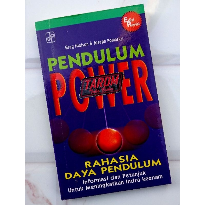 Jual PENDULUM POWER - Rahasia DAYA PENDULUM : Greg Nielson dan J ...