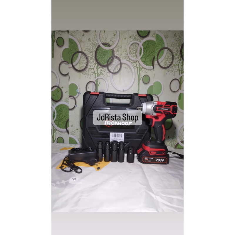 Jual IMPACT IRONHOOF MERAH 1 BATERAI 288V | Shopee Indonesia