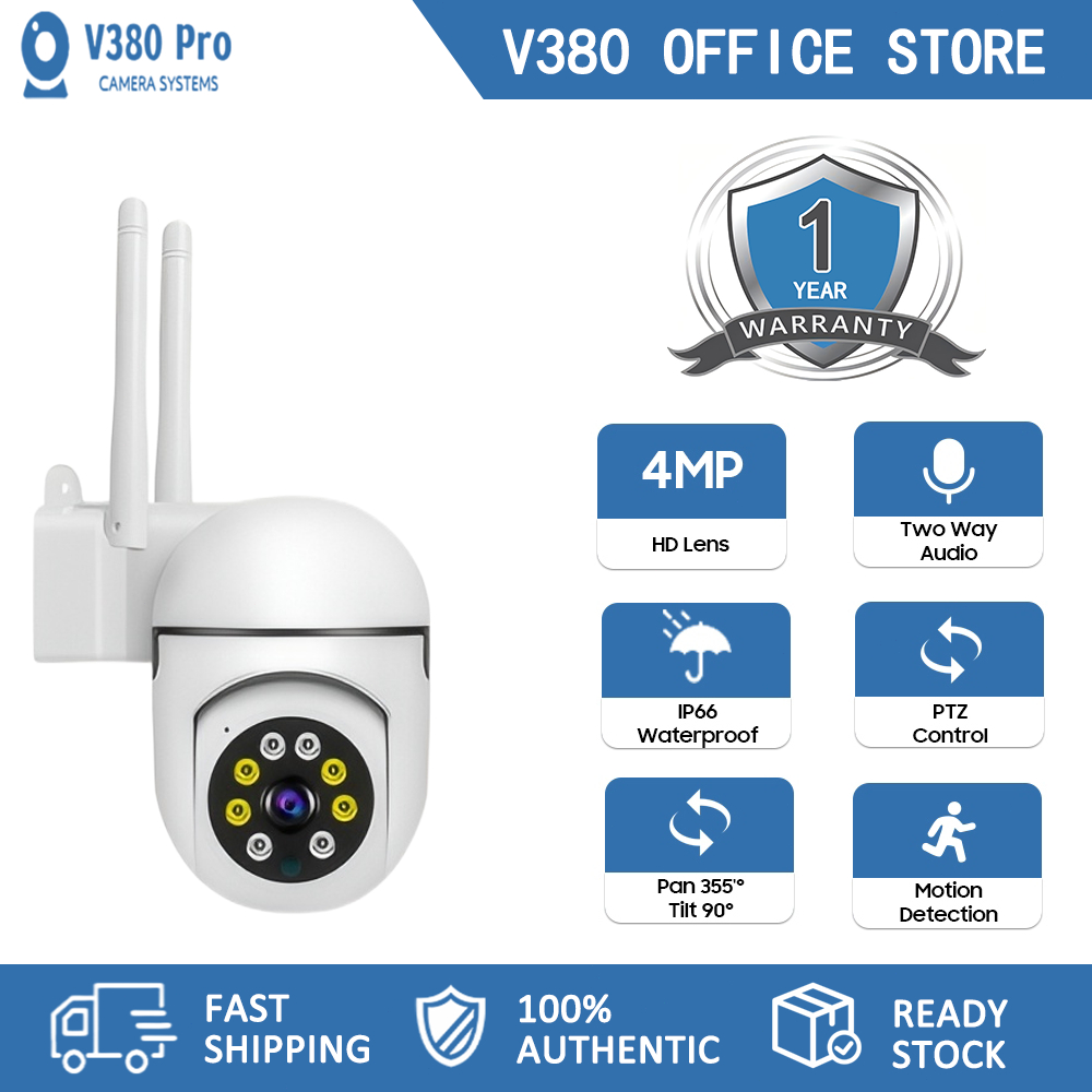 Jual Kamera CCTV Luar Ruangan Tahan Air V380 Kamera IP Nirkabel Wifi ...