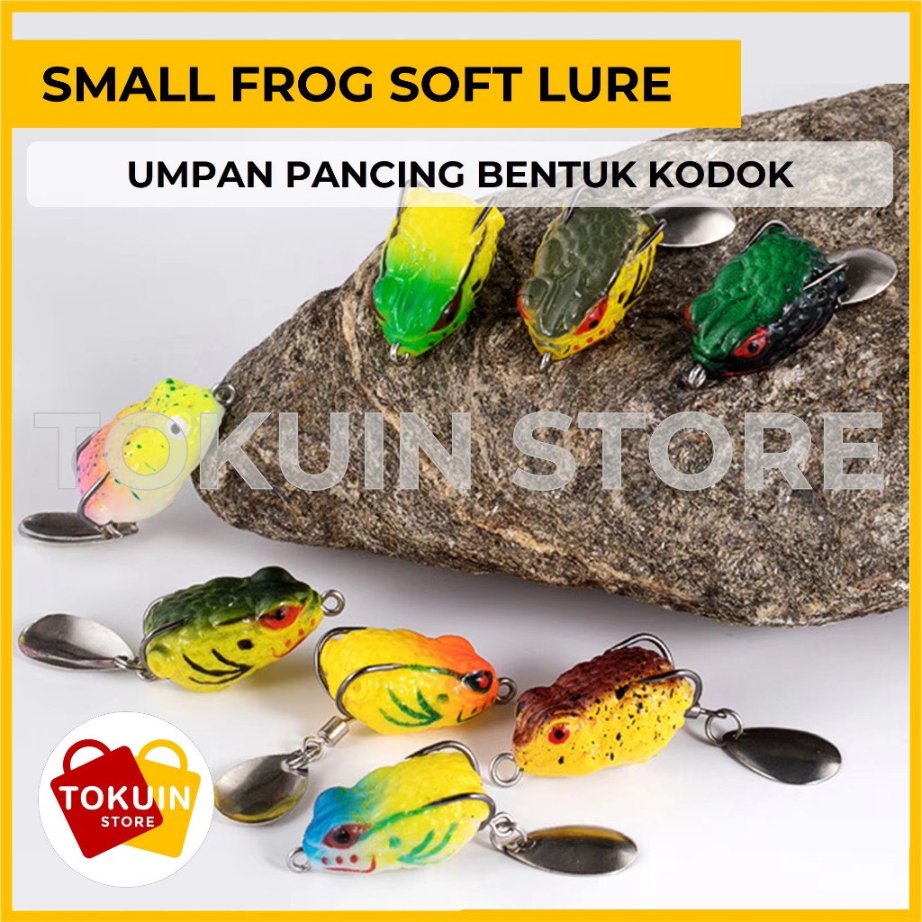 Jual Umpan Pancing Bentuk Kodok Katak Casting Soft Frog Lure Bait Ikan Gabus | Shopee Indonesia