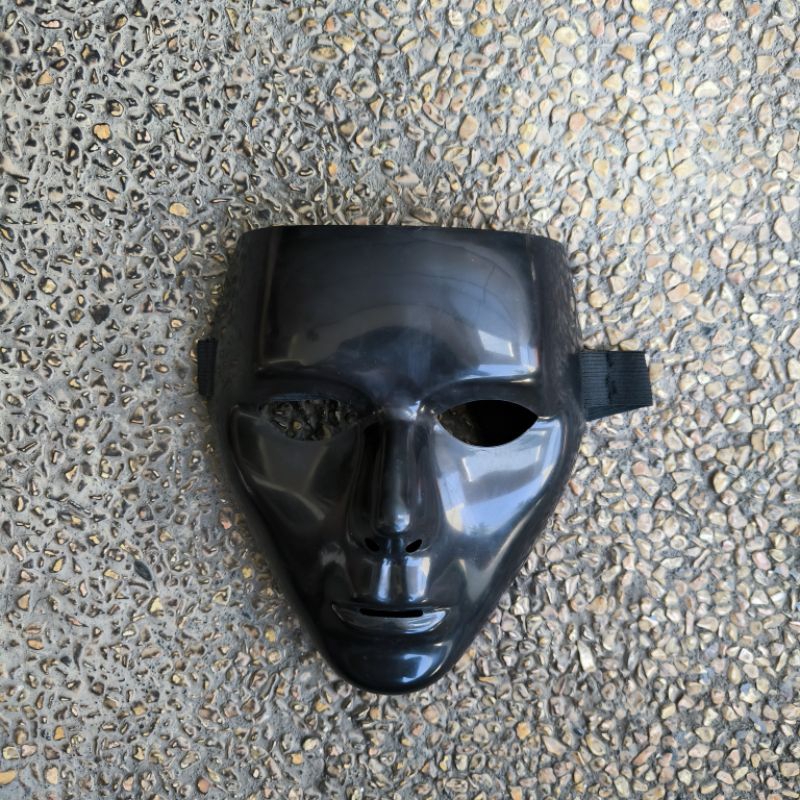 Jual topeng polos hitam jabbawockeez premium tebal | Shopee Indonesia