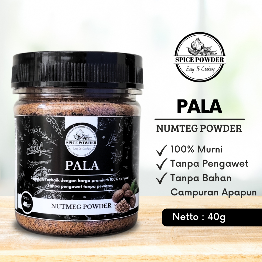 Jual Pala Bubuk - Nutmeg Powder Bumbu Masak Dapur Rempah | Shopee Indonesia