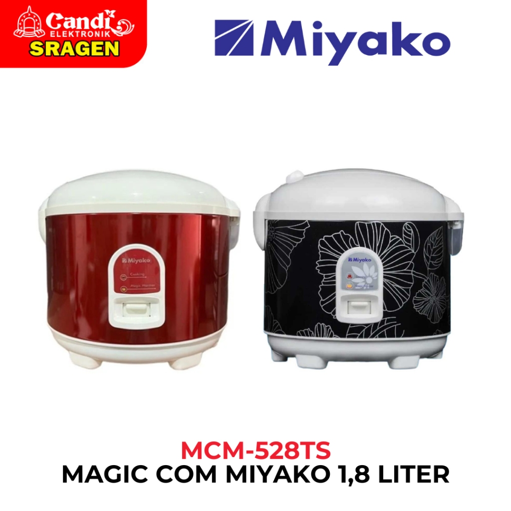Jual MIYAKO Magic Com 1.8 LITER Anti Lengket - MCM-528TS | Shopee Indonesia
