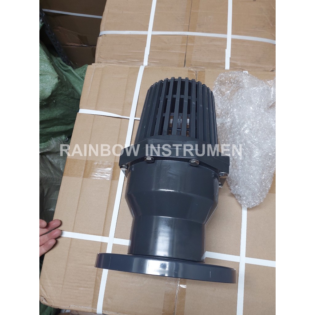 Jual Foot Valve Pvc ukuran 4" inch model flange / Foot Valve flange JIS ...