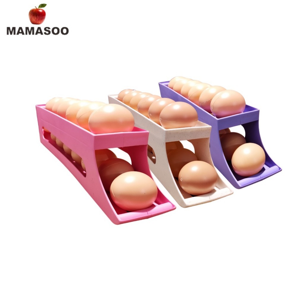 Jual MAMASOO RAK TELUR 2 TINGKAT 15 EGG TRAY TEMPAT PENYIMPANAN TELUR ...