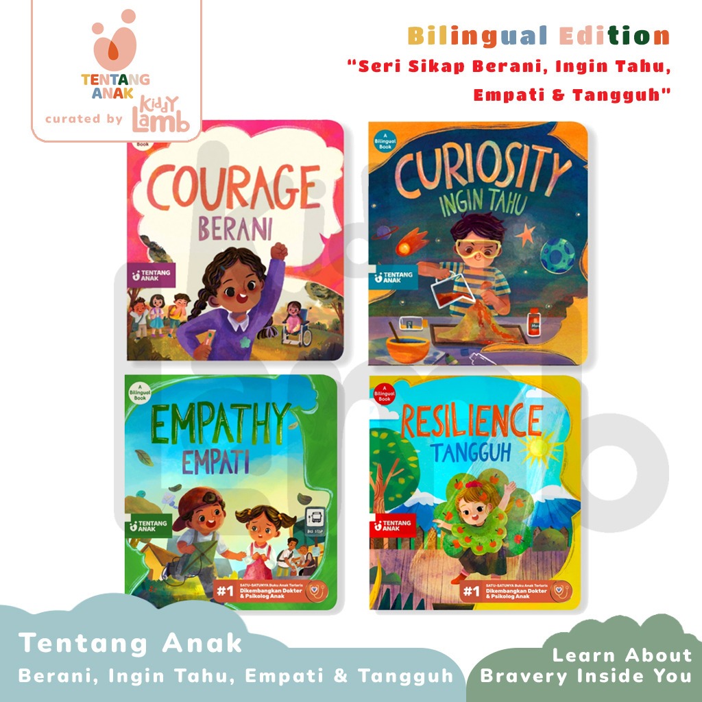 Jual Tentang Anak Bilingual Board Book Courage Curiosity Empathy And ...