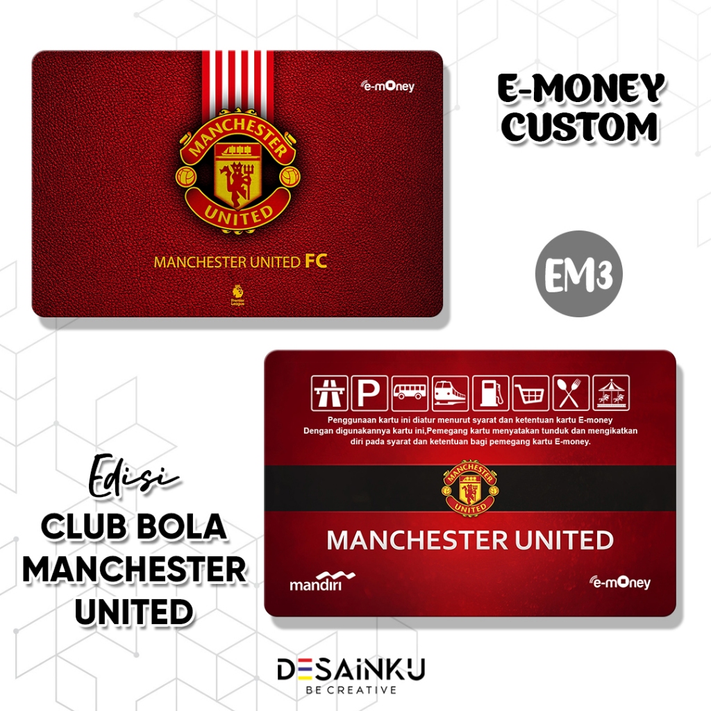 Jual KARTU ELEKTRONIK CLUB BOLA Ver MANCHESTER UNITED EM 3 / FLAZZ ...