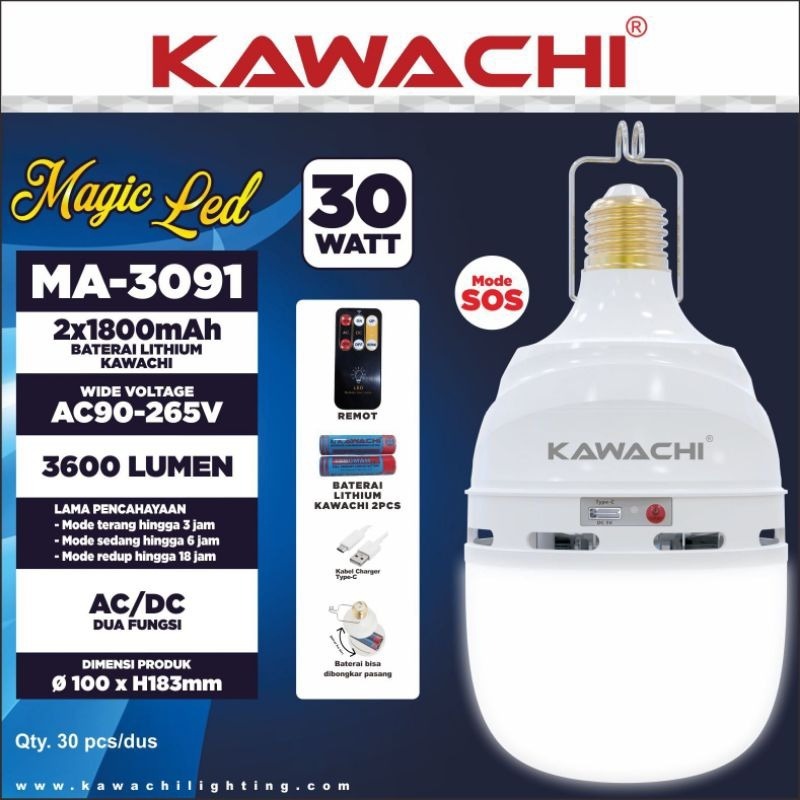 Jual Kawachi ACDC 20 Watt | 30 Watt LED Magic Kawachi | Shopee Indonesia