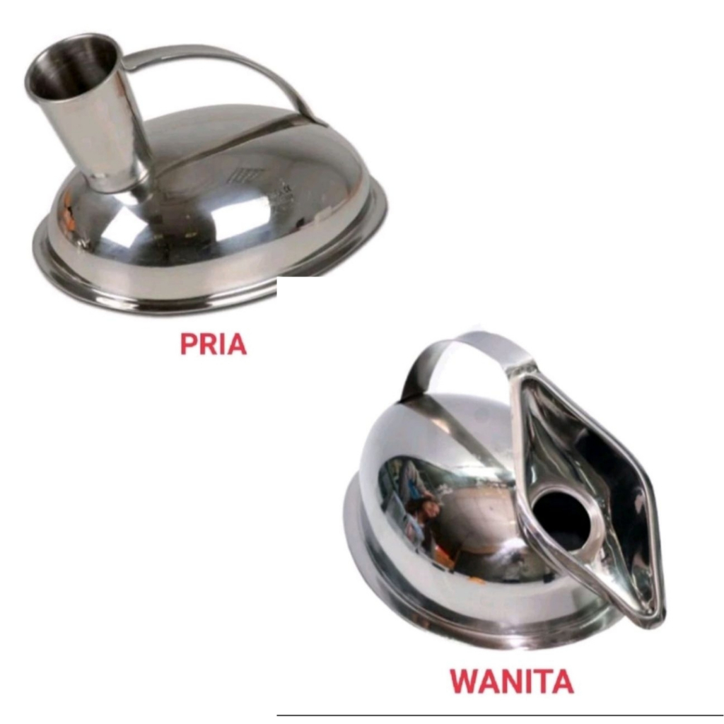 Jual Urinal Male Stainless Steel / Pispot Pria Stainless Steel/URINAL ...