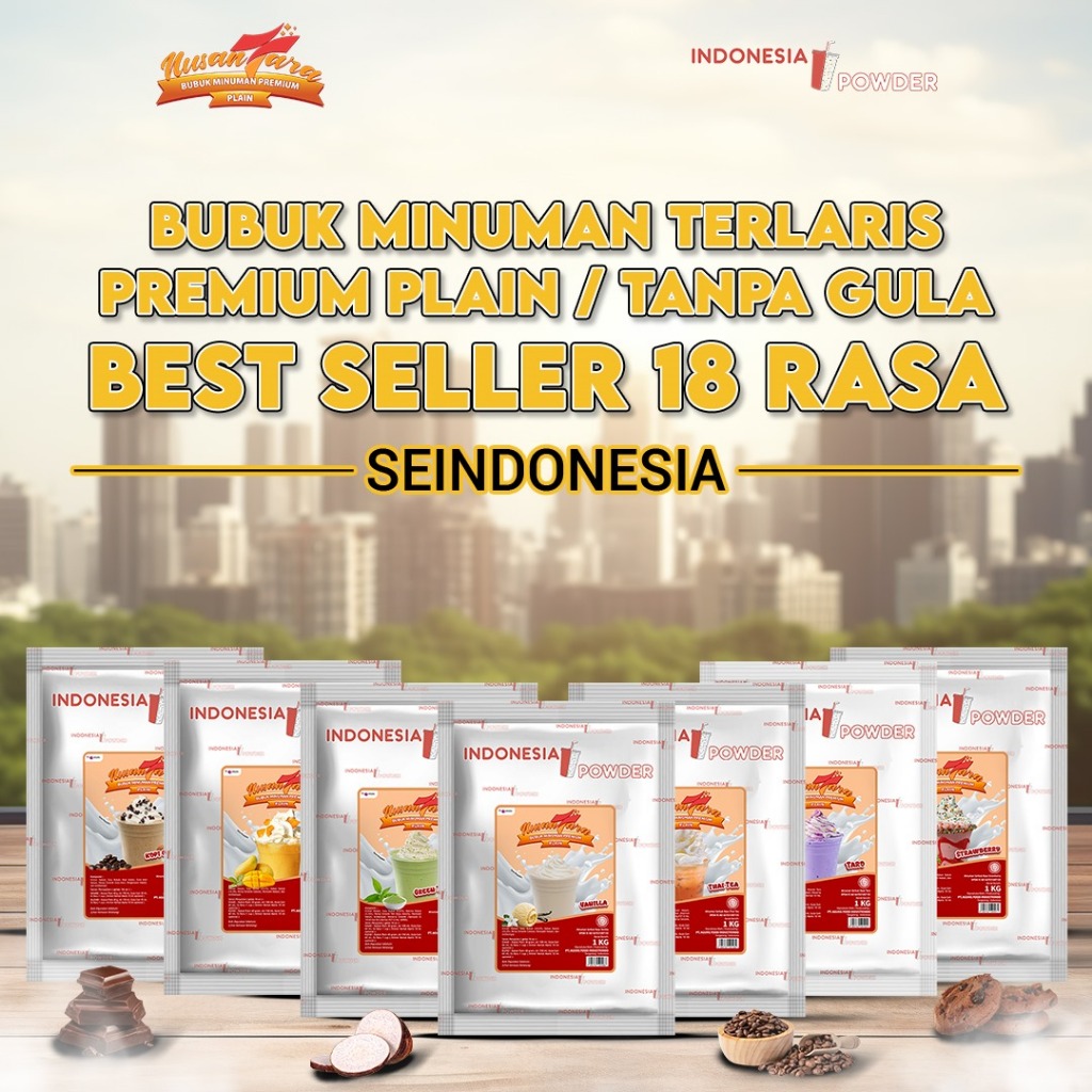 Jual [SERIES] NUSANTARA Bubuk Minuman Premium Plain Tanpa Gula Horeca ...