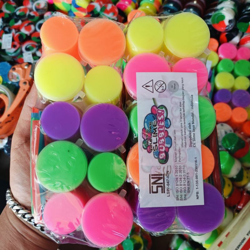 Jual Mainan anak slem warna sugus + sedotan isi 10 pcs | Shopee Indonesia