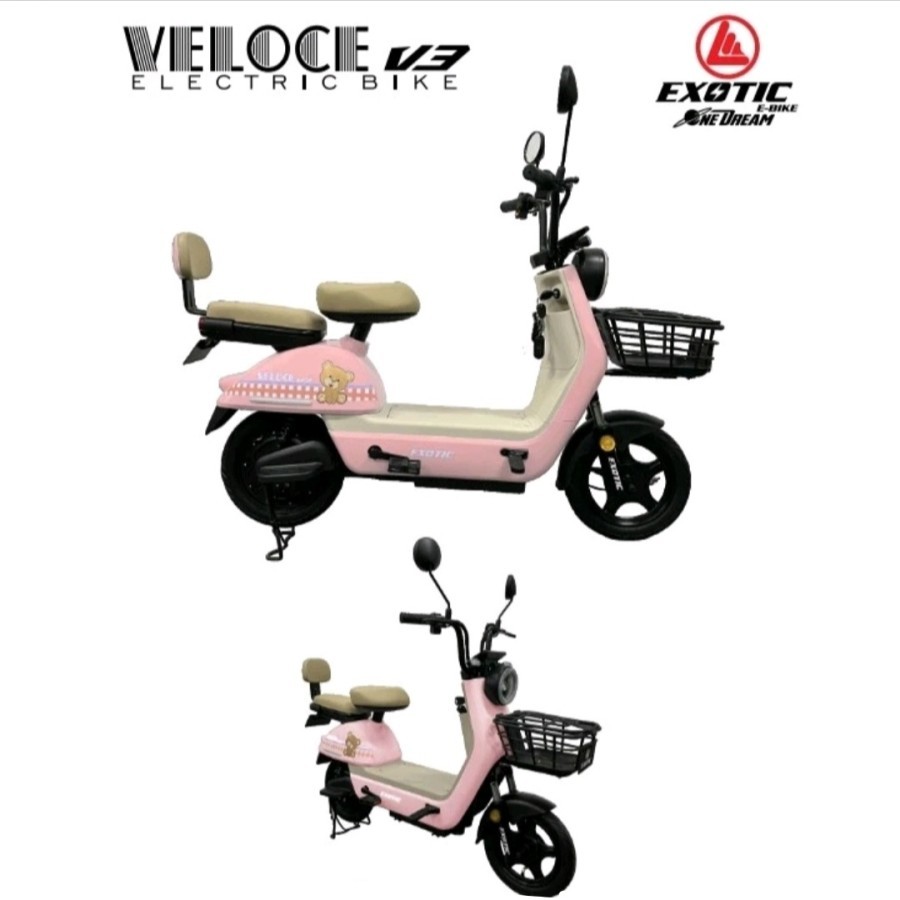 Jual Sepeda Listrik Exotic Veloce V3 Garansi Resmi Sepeda Listrik ...