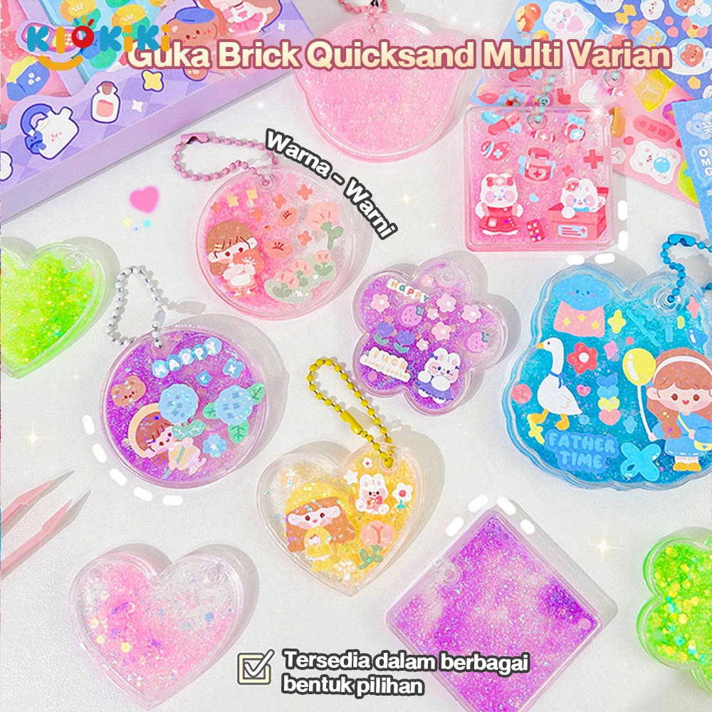 Jual KiKiTOY DIY Gantungan Kunci Akrilik DIY Keychain Guka Set Cute ...