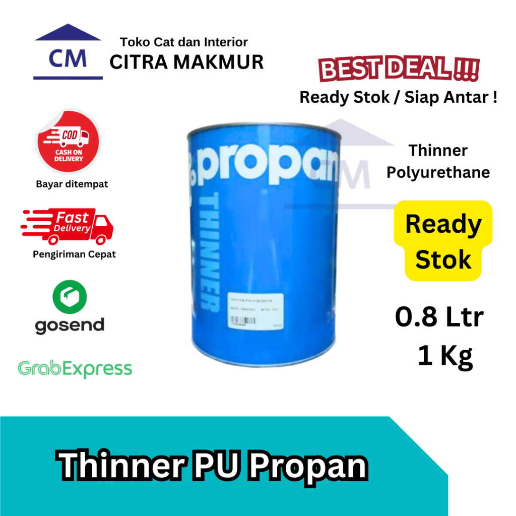 Jual Propan Thinner PU / Thinner Polyurethane Propan - 1 Ltr | Shopee Indonesia