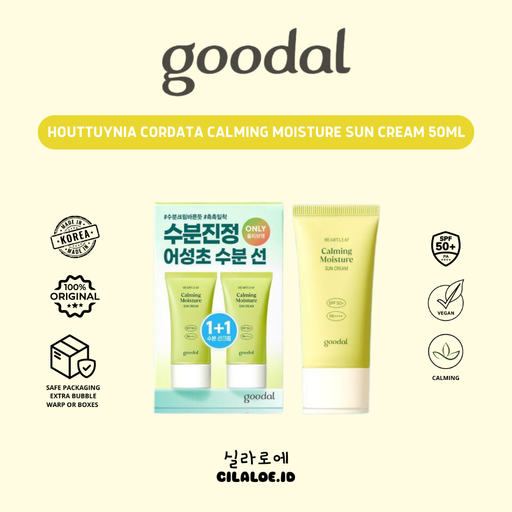 Jual (READYSTOCK) Goodal Houttuynia Cordata Calming Moisture Sun Cream ...