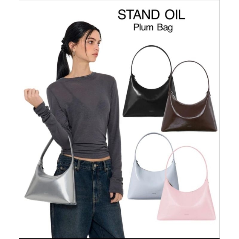 Jual Stand Oil Plum Bag - Original Korea | Shopee Indonesia