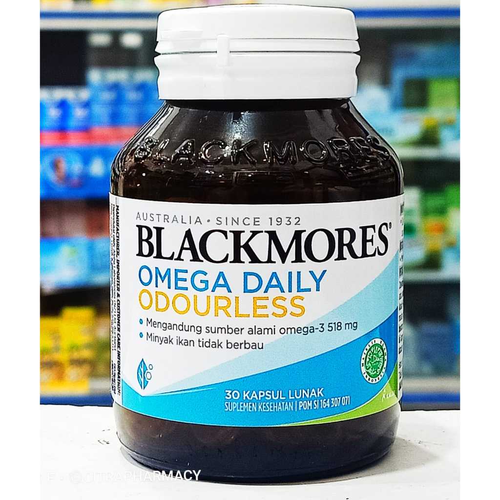 Jual BLACKMORES (OMEGA DAILY ODOURLESS ISI 30 KAPSUL) - MEMELIHARA ...