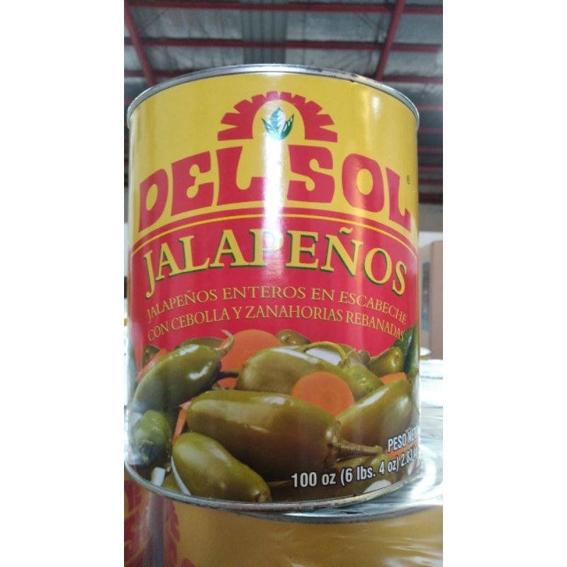 Jual Del Sol Jalapenos - Nachos Jalapeno delsol Whole dan Sliced 2.8 kg ...